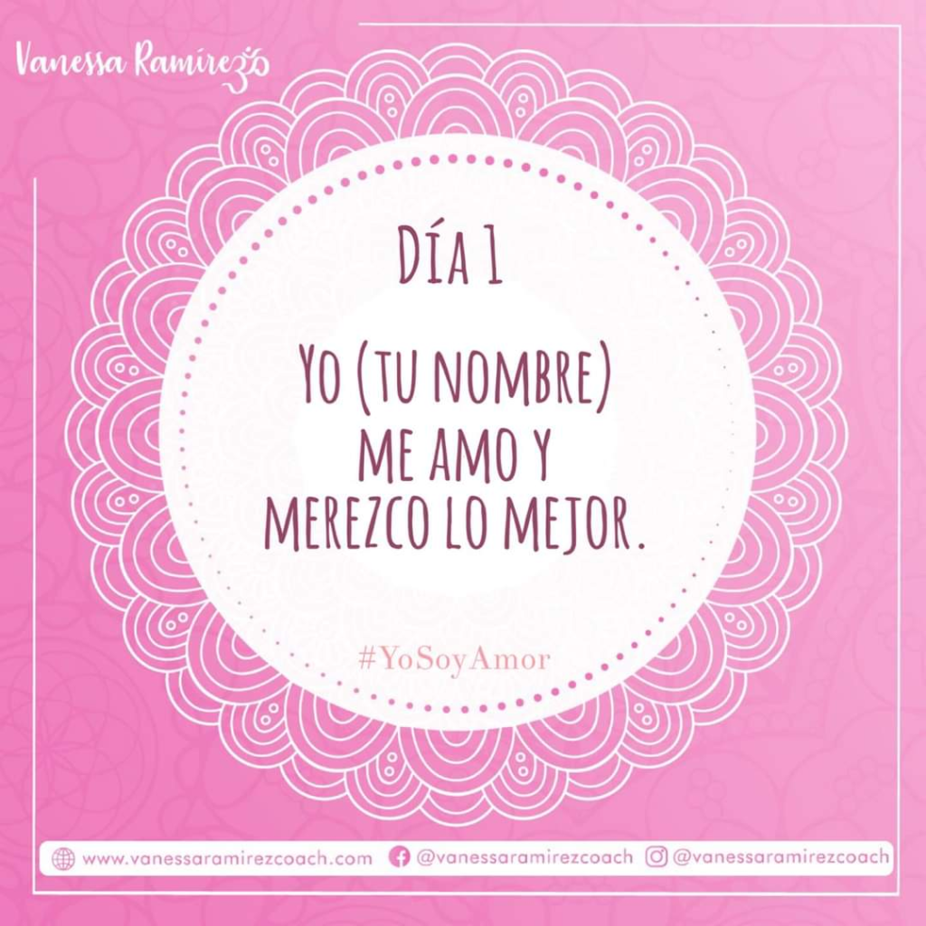 Reto Gratuito: Amor Propio | Vanessa Ramírez || Coach de Vida y Espiritual